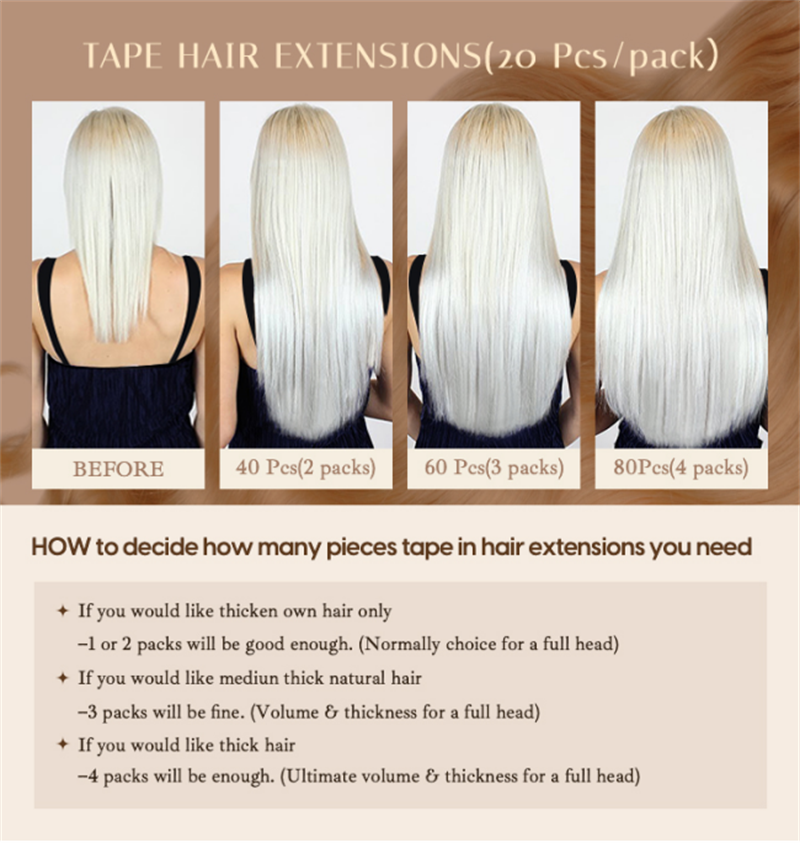 New Arrival Hand Tied Double Drawn Cuticle Aligned Human Hair Extension ...